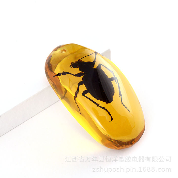 Artificial Amber Pendant Insect Specimen Children'S Creative Ornament ...