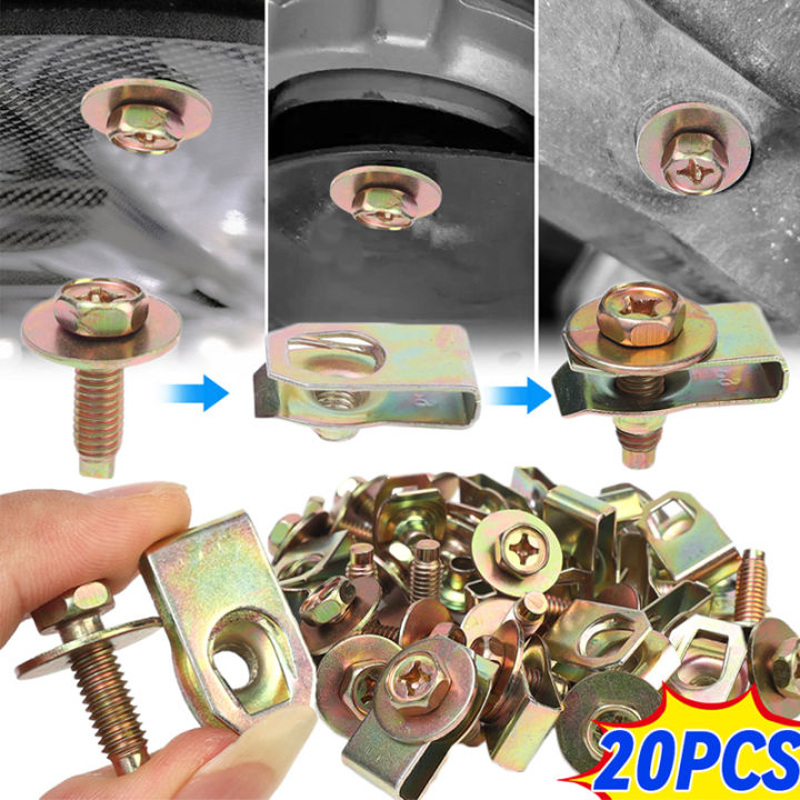 PSR Splash Guard Clips 10-Pack Car Undertray Splash Guard Fasteners ...