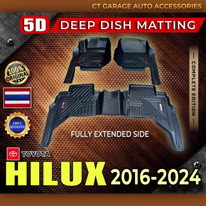 TOYOTA HILUX REVO/CONQUEST 2016-2025 5D PREMIUM EXTENDED SIDE DEEP DISH ...