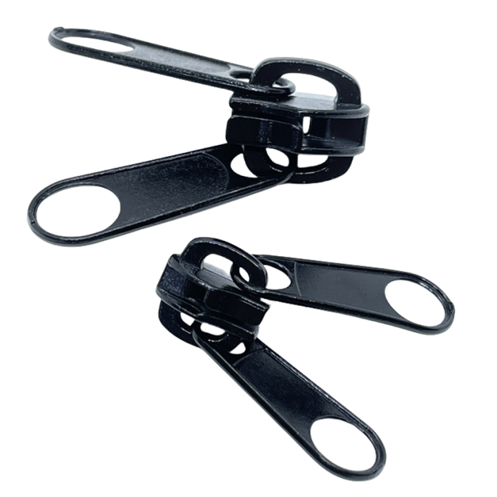 5Pcs/Set Nylon Double-Sided Zipper Slider 5# 8# 10# Black for Sewing ...