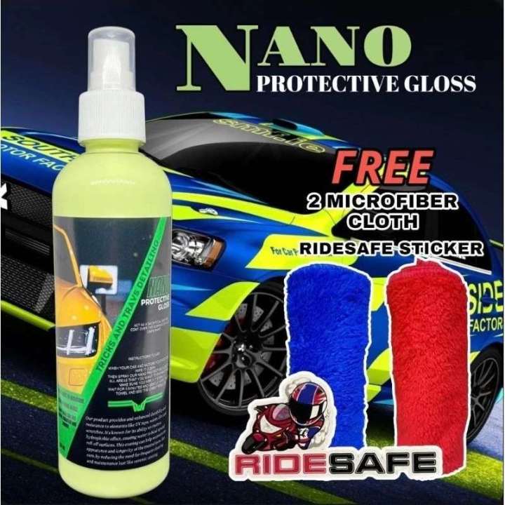 NANO PROTECTIVE GLOSS 250ML WAX FOR ALL COLORS (HIGH GLOSS EFFECT ...