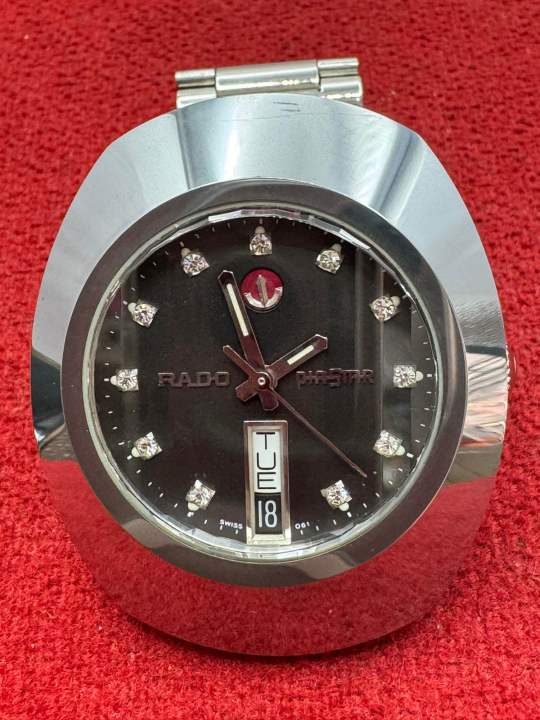 RADO DIASTAR 25 Jewels Automatic ตัวเรือนคาไบรท์ นาฬิกาผู้ชาย มือสองของ ...