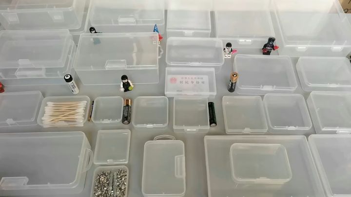 Portable Mini Box Organizer Transparent Pill Storage Tablet Jewelry ...