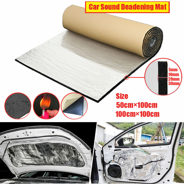 Soundproof Foam Car Sound Heat Insulation Cotton Mats Engine Bonnet ...