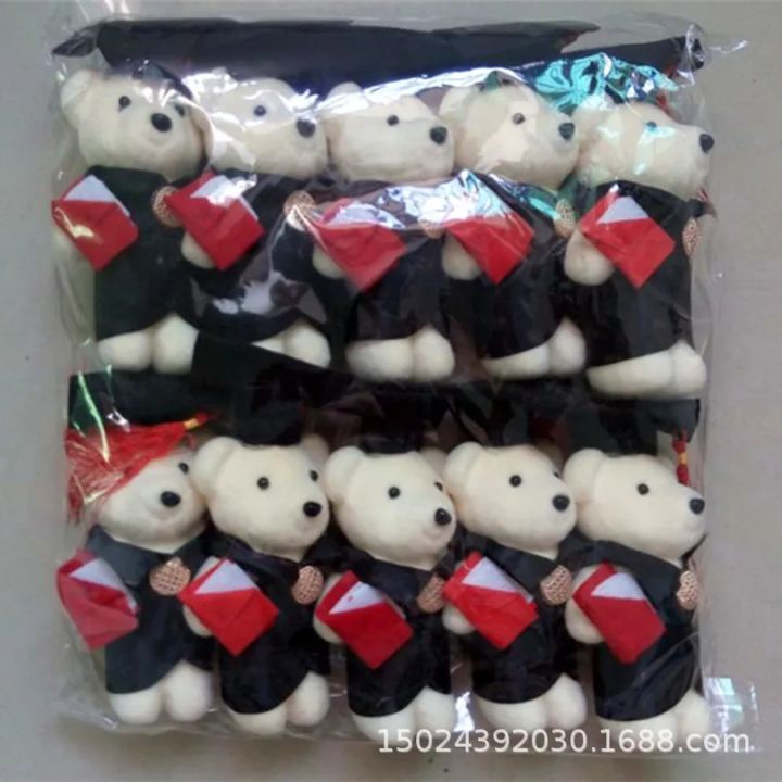 Handmade Graduation Bear Dolls for Students Male Female Models 14cm ...