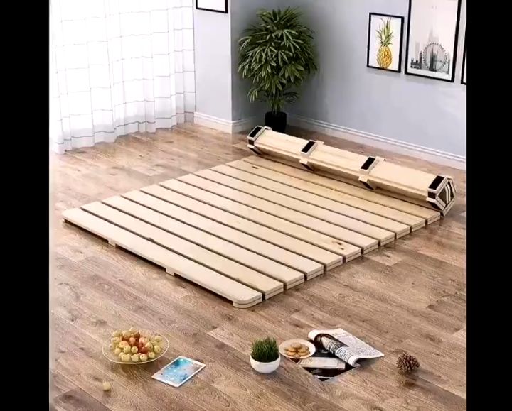 Tatami Bed Frame Reddit Solid Wood Foldable Bed Board, Breathable Bed ...