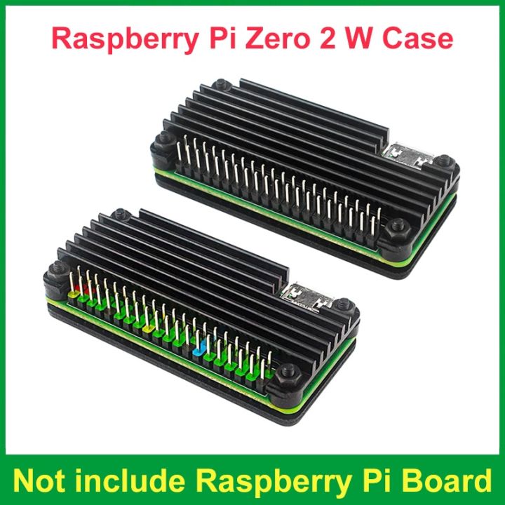 Raspberry Pi Zero 2 W Aluminum Case Passive Cooling Shell Enclosure ...