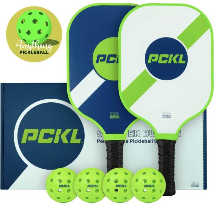 PCKL Pickleball Paddle| USAPA Approved | Fiberglass Face with Large Sweet Spot | Honeycomb Core ...