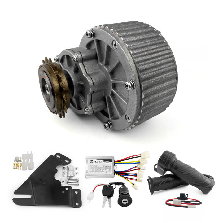 16T Freewheel 36V 450W DIY Gear Reduction DC bike Motor Conversion Kit ...