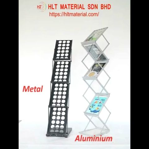 Foldable A4 Size Magazine Newspaper Leaflet Brochures Display Rack ...
