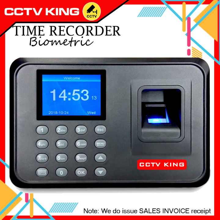 Compact Electronic Biometrics Time Recorder Machine Biometric ...