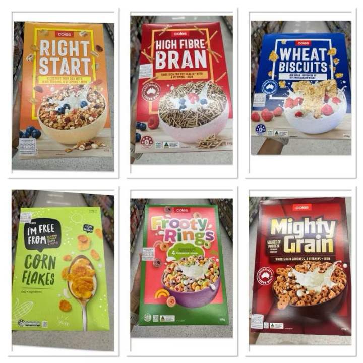 Coles Right Start 420 G / High Fibre Bran Iron Folate Fiber B Vitamins ...