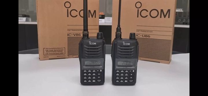 ICOM Radio Original V86 Waterproof, Dustproof, and Shockproof VHF ...