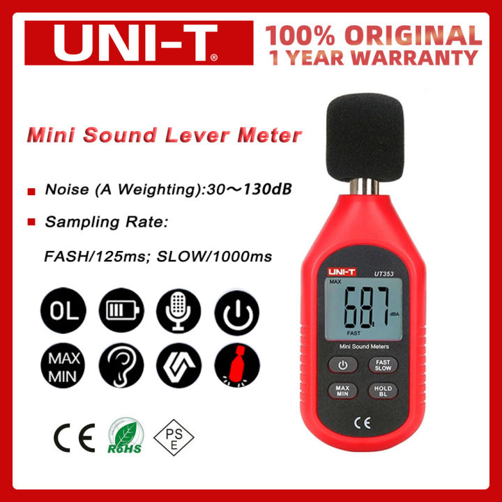【Ready Stock】UNI-T UT353 Noise Measuring Instrument Sound Level Meter ...