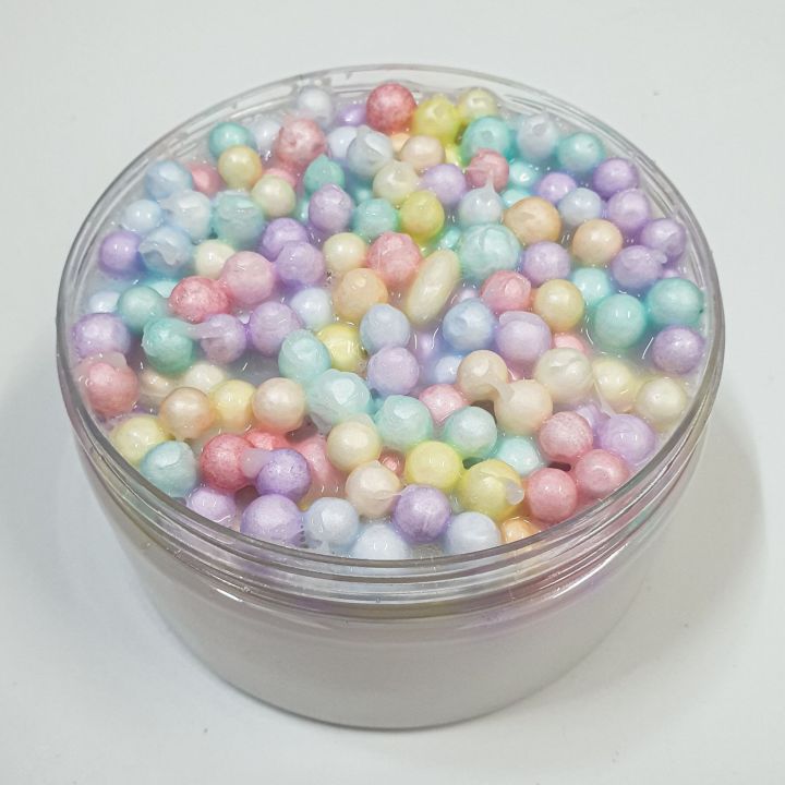 Pastel Rainbow Crunchy Floam Slime 300ml (Scented) | Lazada