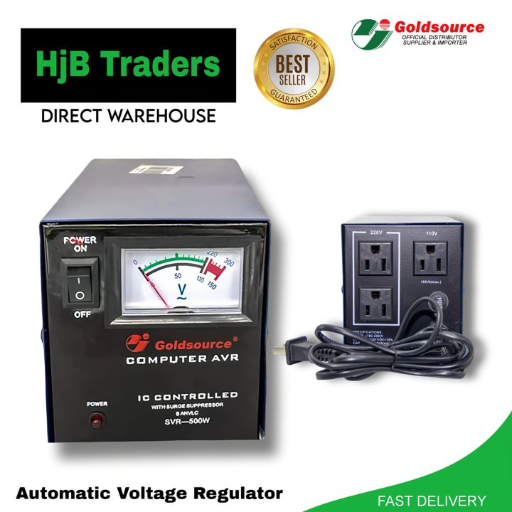 Goldsource Computer Voltage Regulator 500 - 1000 watts SVR AVR for ...