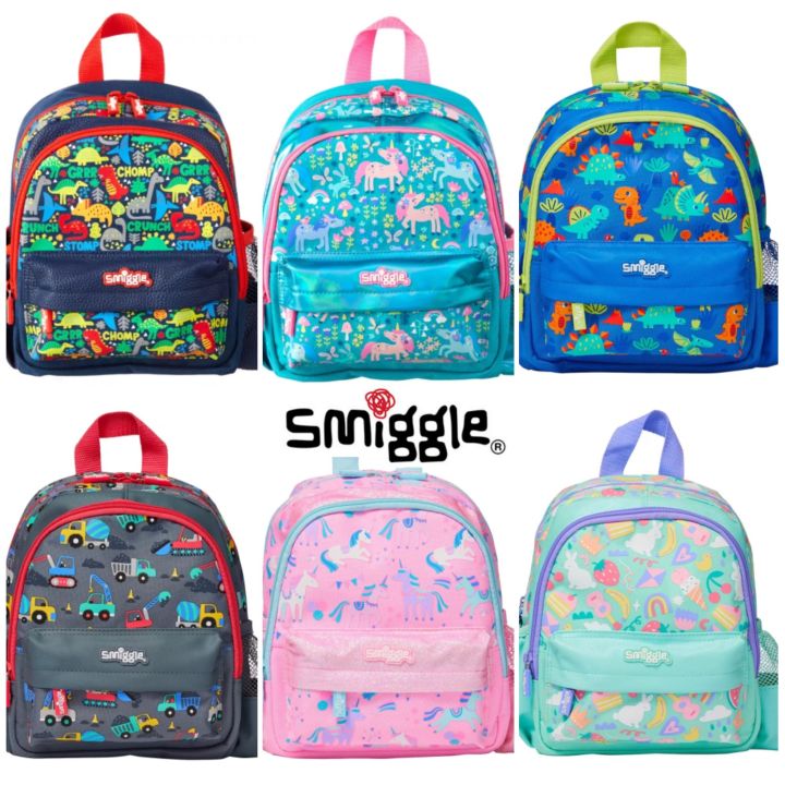 Smiggle authentic junior bag / bag smiggle saiz junior sesuai untuk 3-5 ...