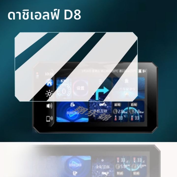 ฟิล์มกันรอยกระจกนิรภัยสำหรับรถจักรยานยนต์ Gallop Sprite D8PRO ฟิล์มกัน ...