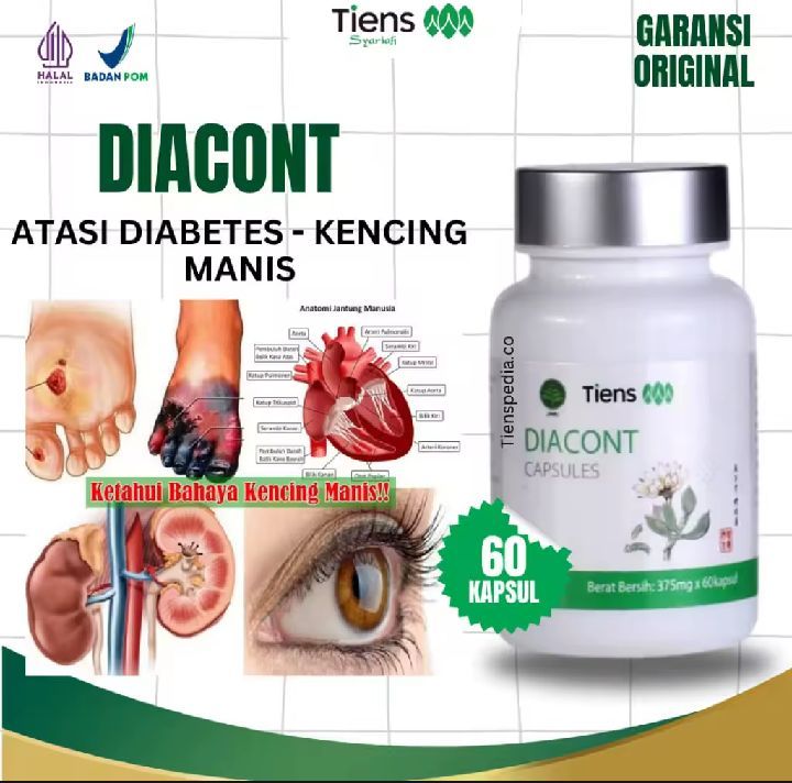 [Kapsul Labu China] Diacont obat kadar gula darah dan diabetes ampuh ...