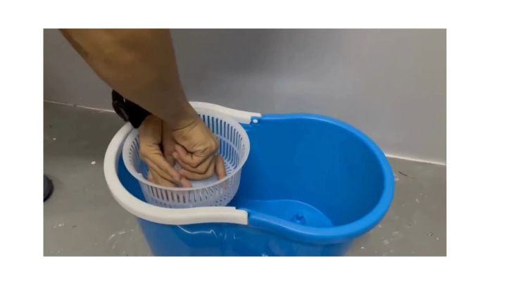 Magic Spin Mop With Bucket 360° Rotating Floor Cleaning Plastic Liner ...