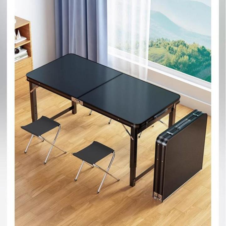 Foldable Aluminum Alloy Camping Table Portable Outdoor Stall Table ...