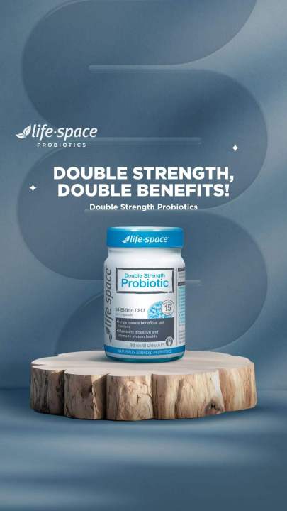 [Bundle of 2]Life Space Double Strength Probiotic 30 Capsules (EXP: 09/ ...