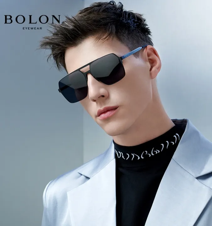 Bolon Tyrannosaurus Glasses Titanium Fashion Pilot Frame Polarized ...