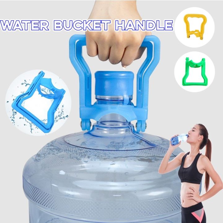 Round Gallon Water Container Lifter Holder Folding Lifter Bucket Handle ...