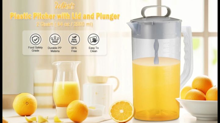 2L Milk Powder mixer, Mixing Pitcher for Drinks, Plastic Water Pitcher ...