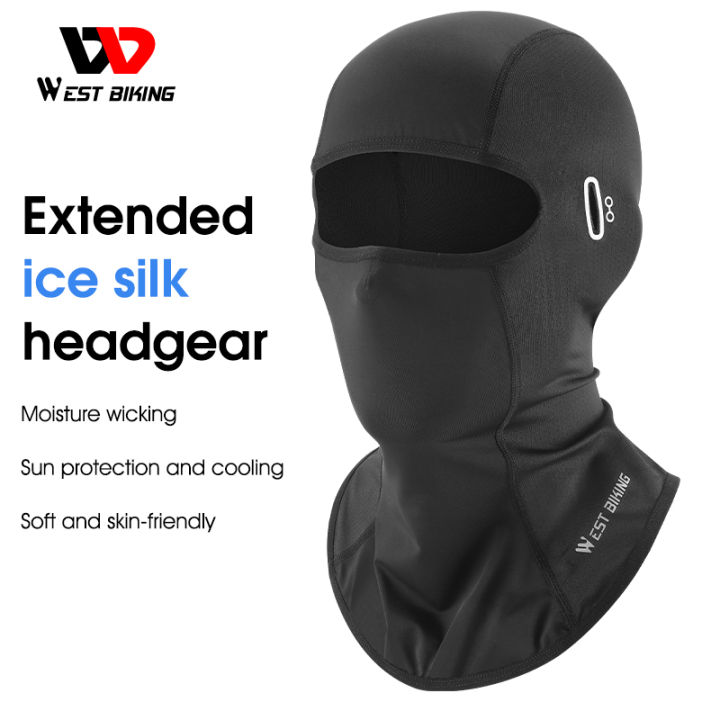 WEST BIKING Full Face Mask UV Sun Protection Cycling Mask Summer ...