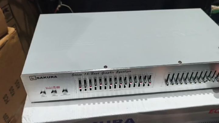Sakura EQ-800 15 Band Stereo Graphic Equalizer | Lazada PH