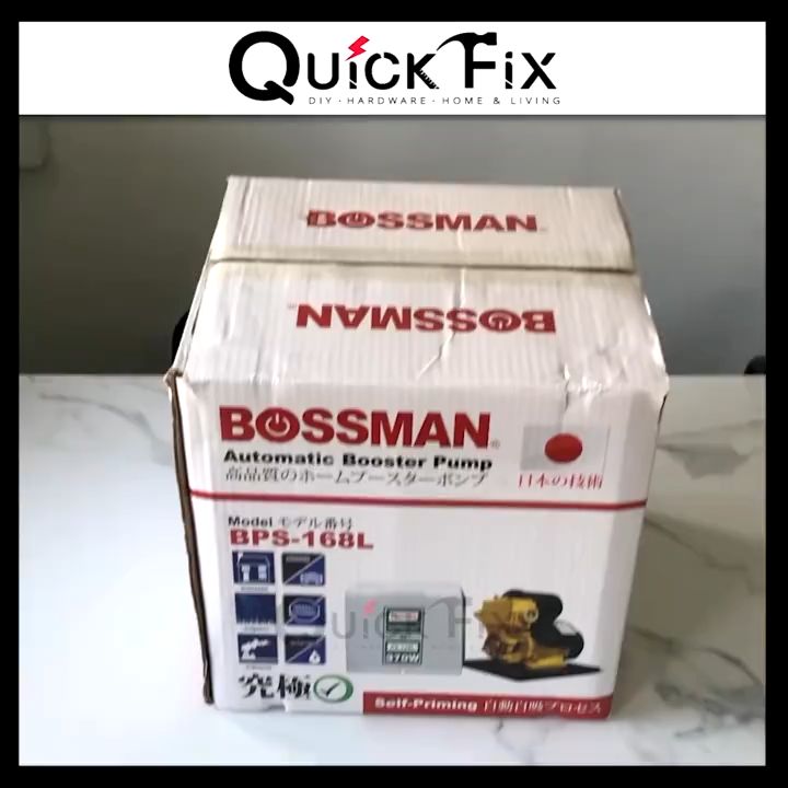 QuickFix [NEW] BOSSMAN BQB-60 & BPS168L Automatic Self-Priming ...