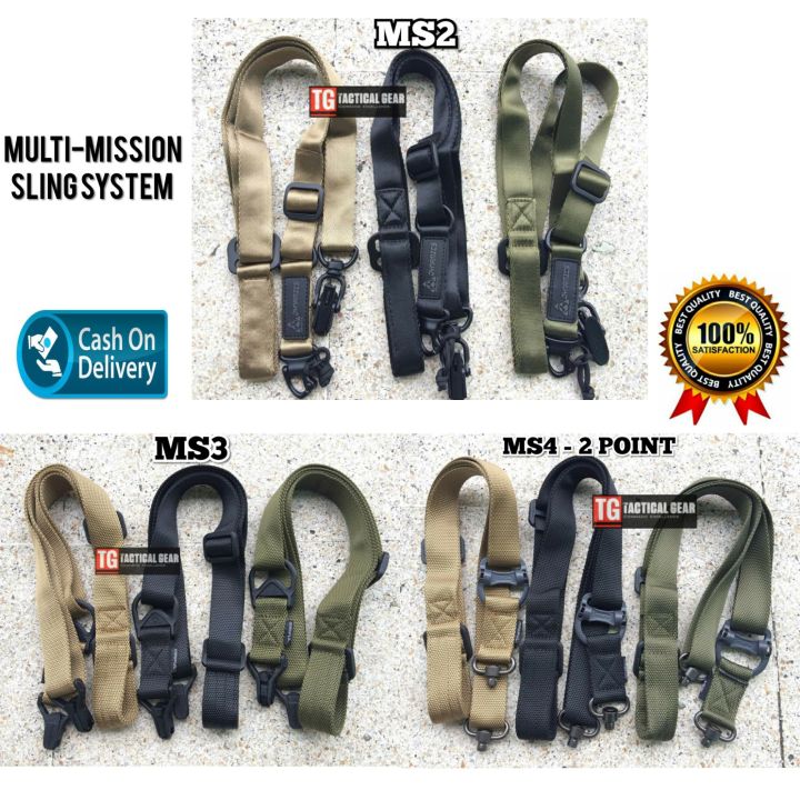 MS2 MS3 MS4 Sling Multi Mission System Outdoor Use | Lazada PH