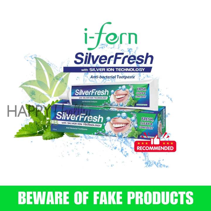 Happy Healthy Hub Original iFern SilverFresh Toothpaste 100 ml. | Lazada PH