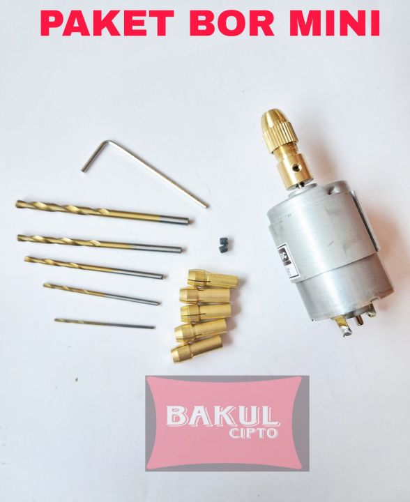 DINAMO BOR MINI DRILL MOTOR DC 12V MATA BOR MICRO PCB DIY DRILL CHUCK 2 ...