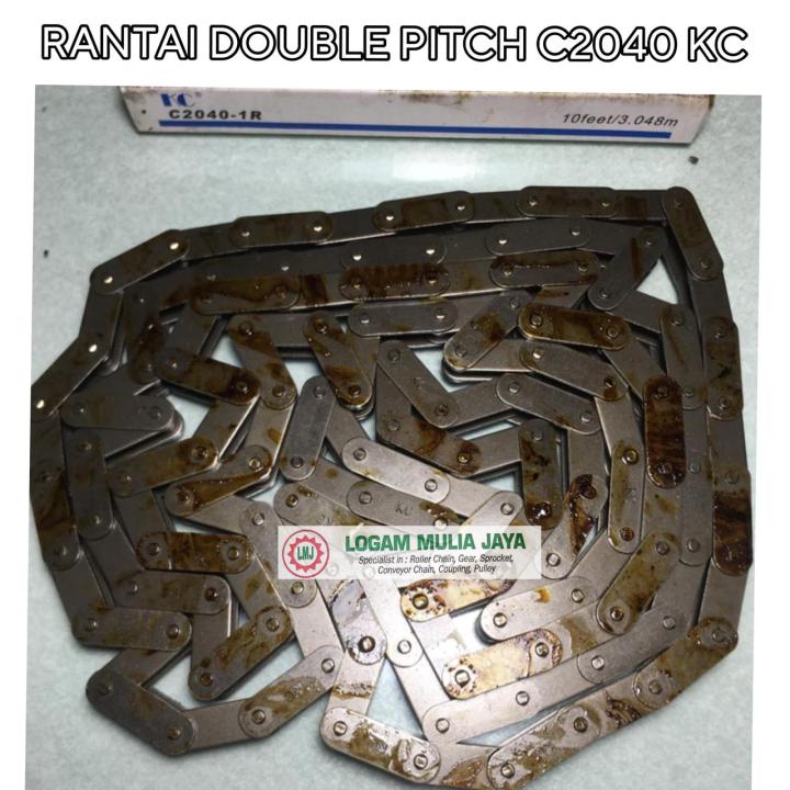 DOUBLE PITCH RANTAI ROLLER CHAIN C 2040 KC C2040 KC SMALL ROLLER ...