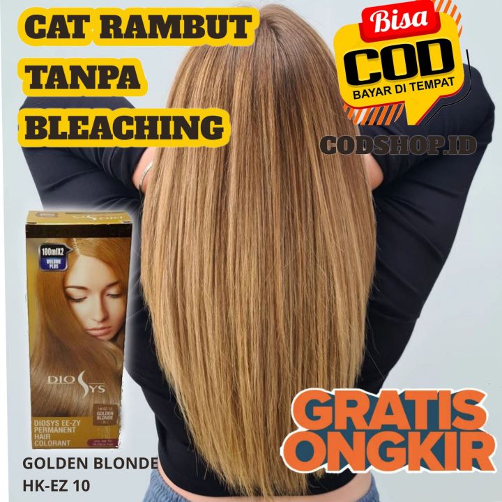 CAT RAMBUT WARNA GOLDEN diosys semir pewarna dio sys | Lazada Indonesia