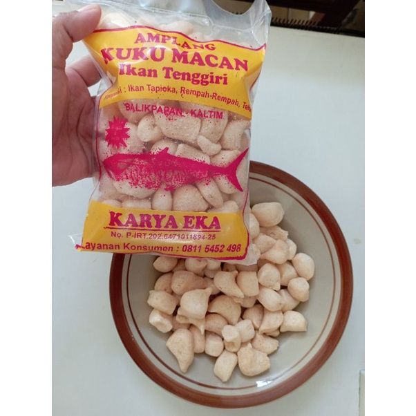 Amplang kuku macan kerupuk ikan tengiri oleh oleh khas balikpapan ...