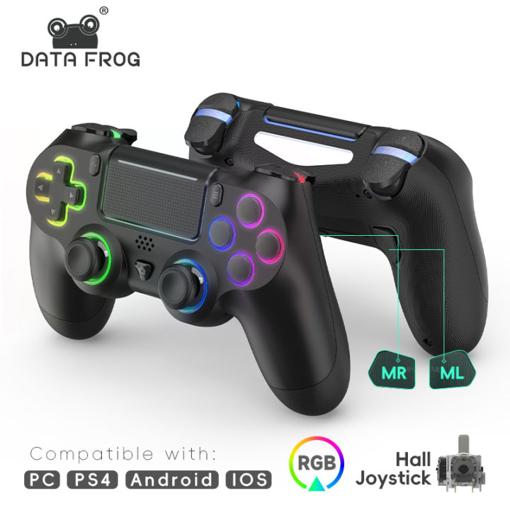 DATA FROG Wireless Controller For PS4 Elite Wireless Gamepad Bluetooth ...