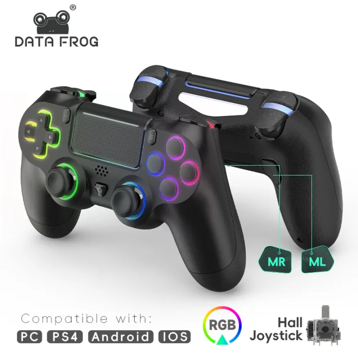 DATA FROG Wireless Controller For PS4 Elite Wireless Gamepad Bluetooth ...