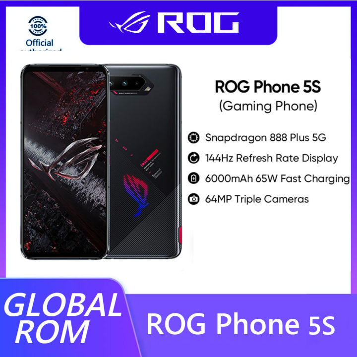 【Global Rom】ASUS ROG Phone 5S 5G Smartphone Snapdragon 888 Plus 6.78 ...