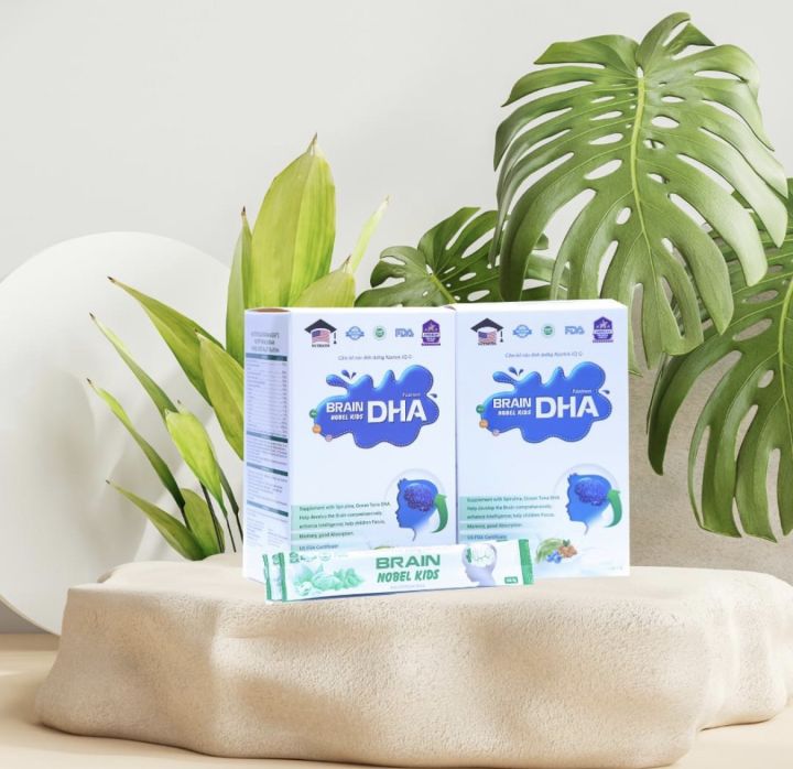 DHA BRAIN KID 12 sachets (Standard 5-in-1 Brain Nutrition for Kids ...