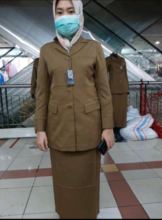 0baju PNS wanita / baju Pemda wanita / seragam Pns wanita/stelan seragam guru/ seragam Pemda ...