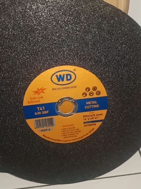 HARGA PER 5 PCS MATA GERINDA POTONG WD 14" MATA KATING WD CUT OFF WHEEL ...