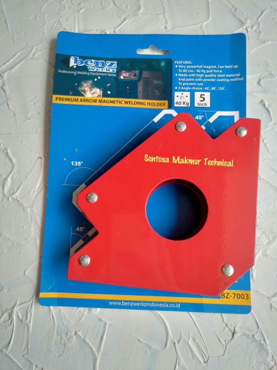 BENZ 5" 80 LBS Siku Las Magnet Panah Magnetic Welding Holder 5 Inchi ...