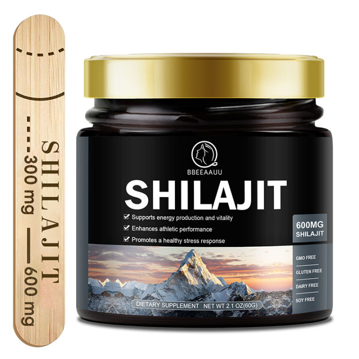 Bbeeaauu Shilajit Purest Himalayan Shilajit Resin 600mg for Energy ...