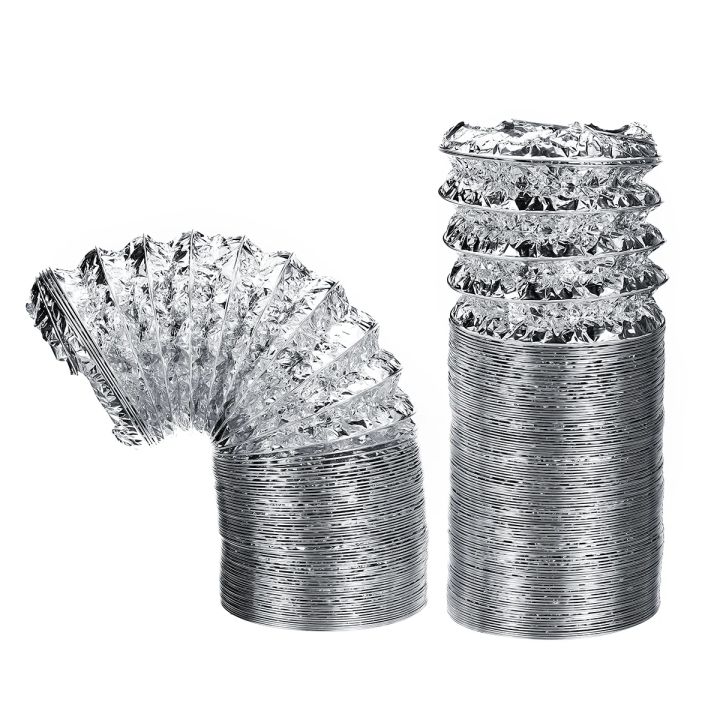 4 inch 100mm Ventilator Pipe PVC Aluminum Tube Air Ventilation Pipe ...