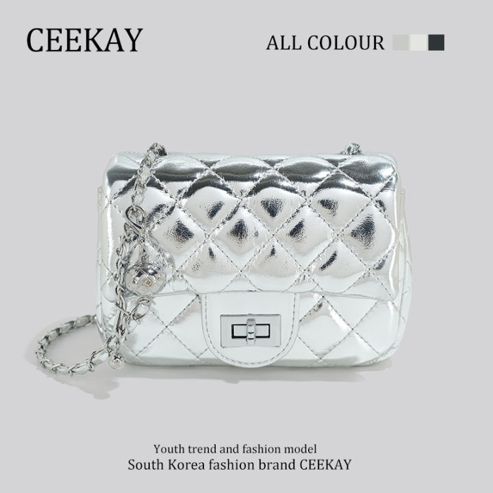 Ceekay Original Elegant Chain Design Small Crossbody Bag for Women ...