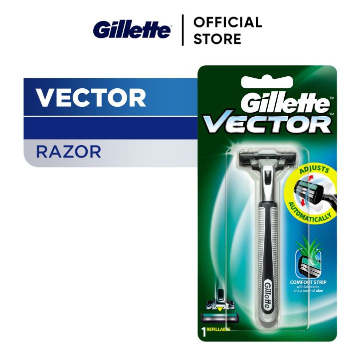Gillette Vector Razor 1x12x12 | Lazada PH