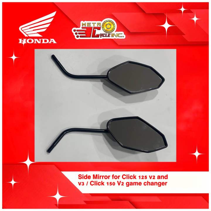 Honda Genuine Side Mirror for Click 125 v2 and v3 / Click 150 V2 Game ...